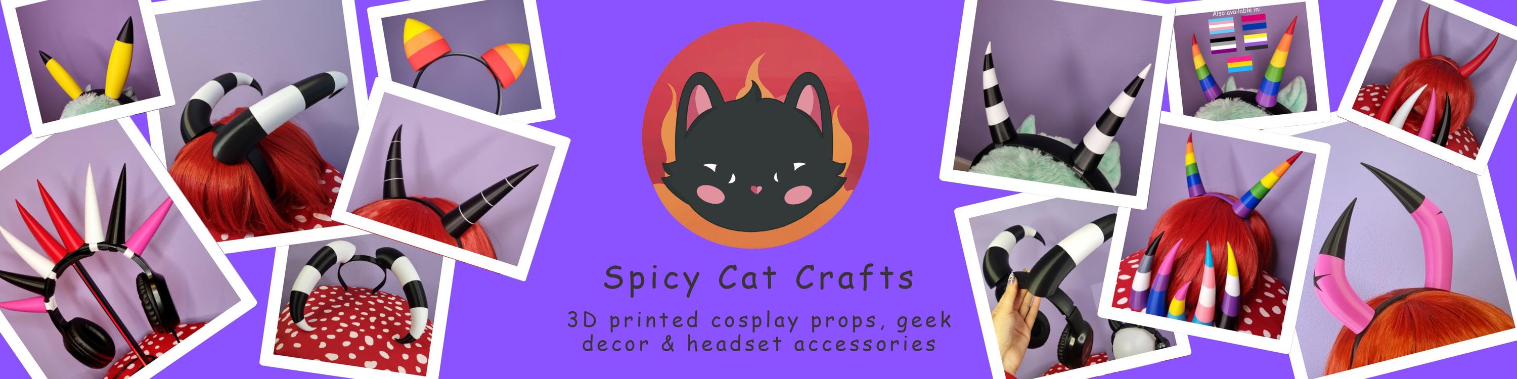 Spicy Cat Crafts: 3d printed cosplay props & headset accessories